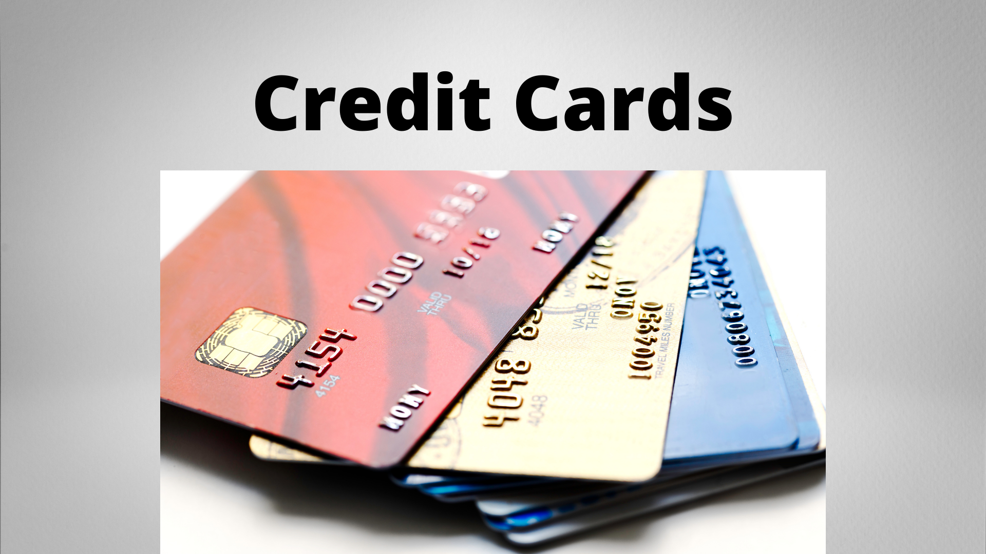 Credit Cards – How They Work - Wall Street Survivor